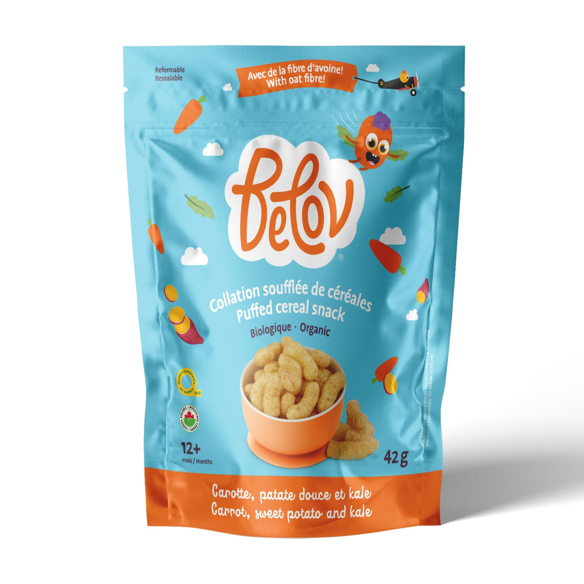 Collation Soufflée Carotte Patate Douce - Belov – CLÉMENT