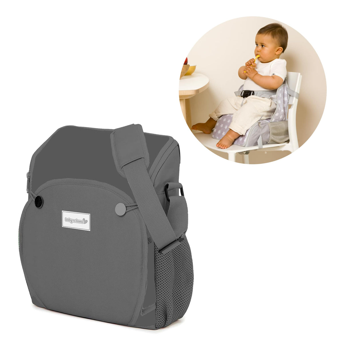 Siège d'Appoint Travel Up - Anthracite - Baby To Love – CLÉMENT