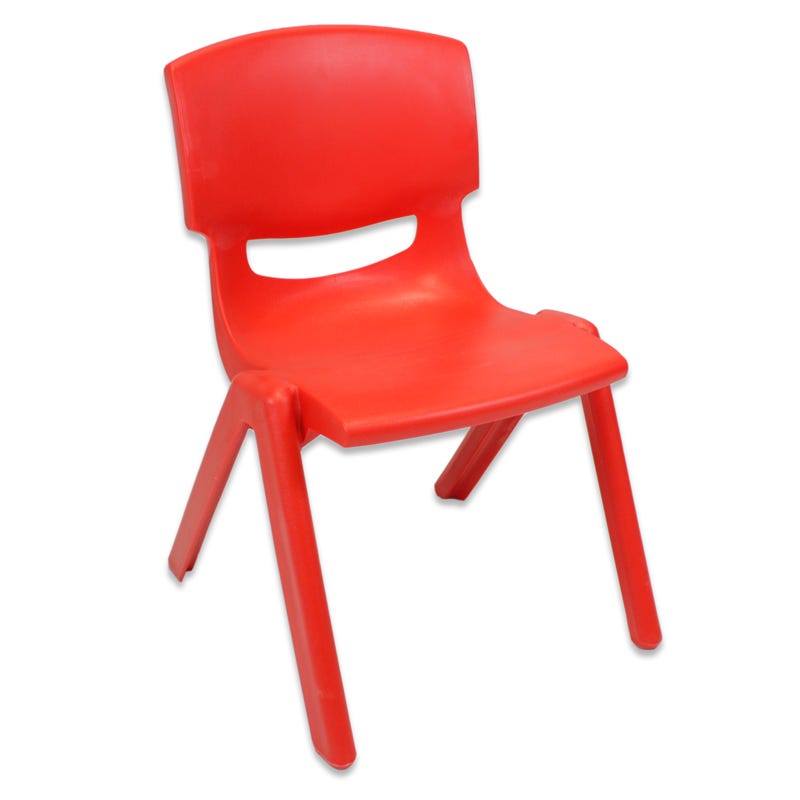 Plastic Chair - Red – CLÉMENT