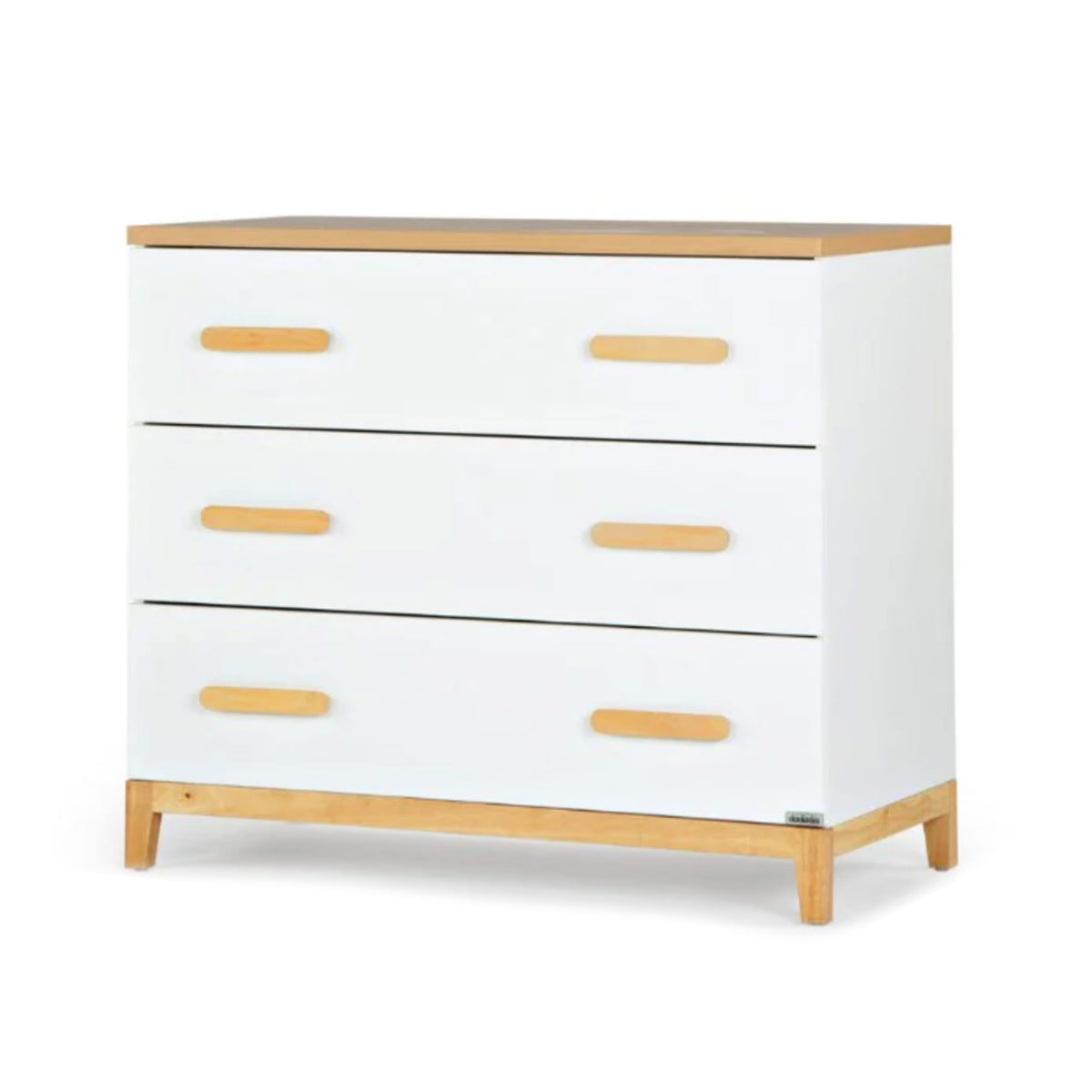 Commode à 3 tiroirs LaLa - Blanc/Naturel - Dadada Baby – CLÉMENT