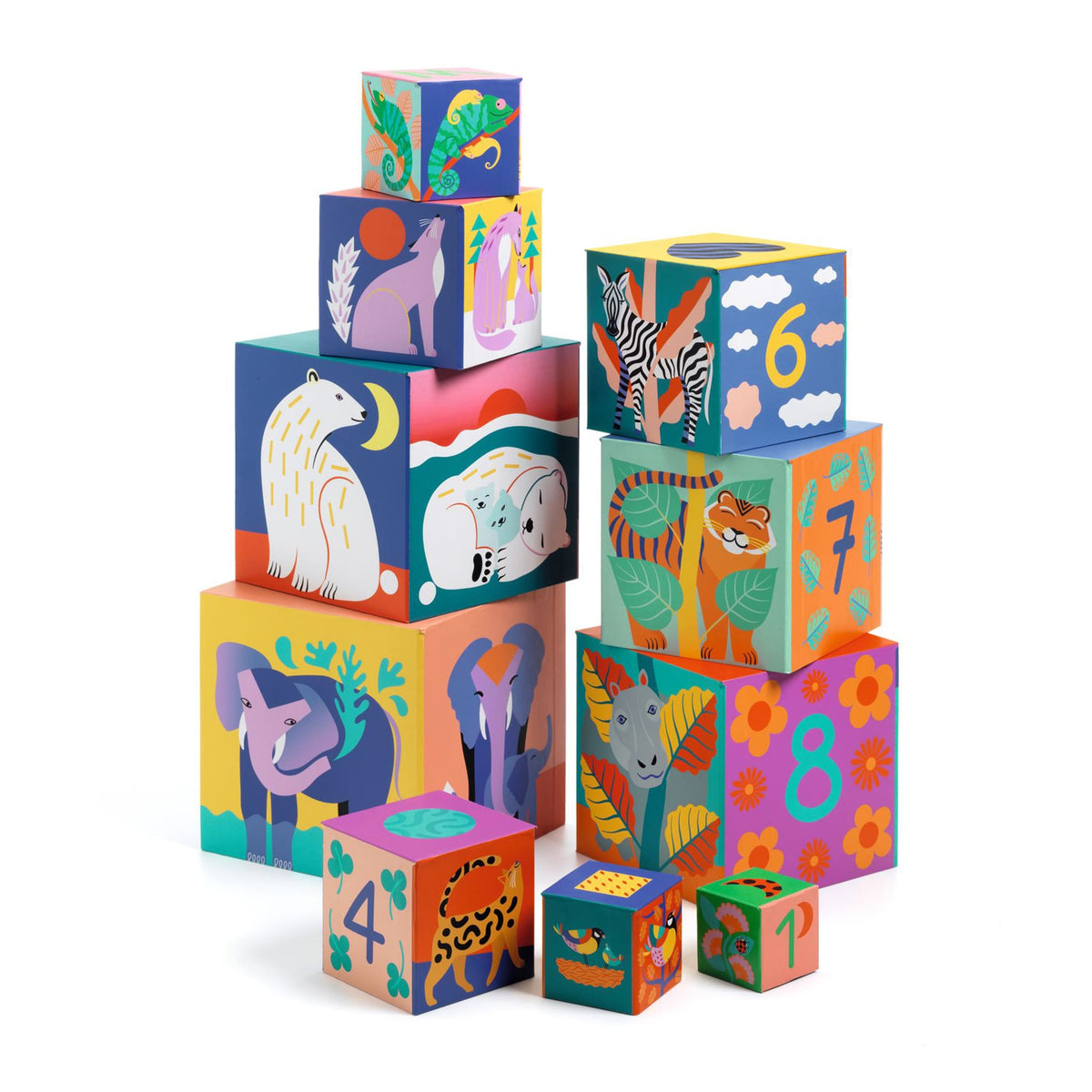 Stacking Cubes - Wild animals – CLÉMENT