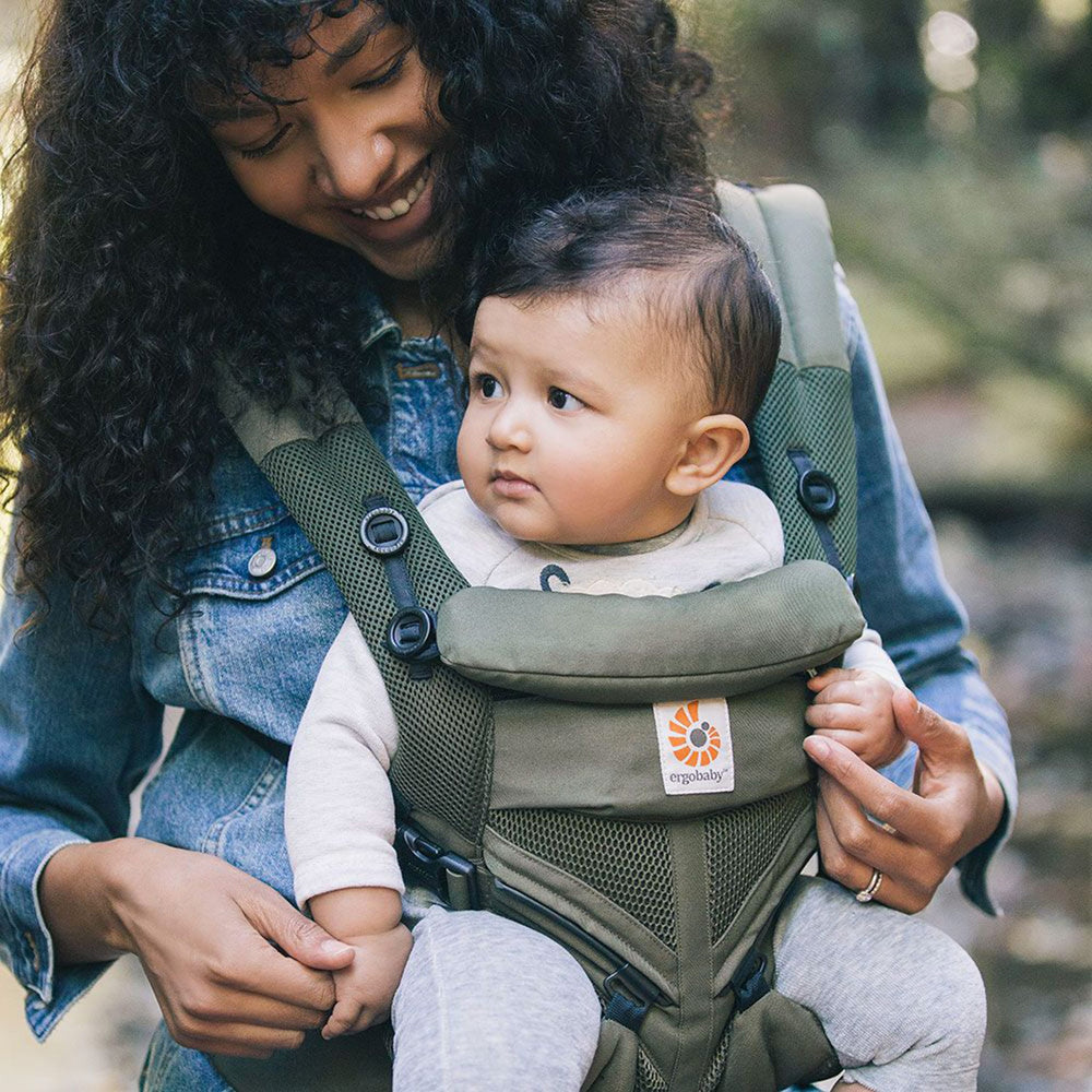 Omni 360 Baby Carrier All-in-one Cool Air Mesh - Kaki Green – CLÉMENT