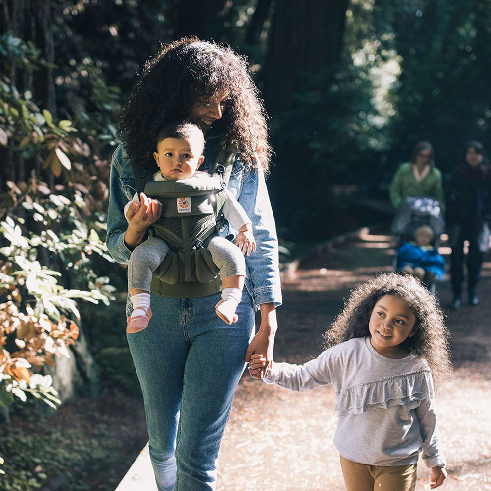 Omni 360 Baby Carrier All-in-one Cool Air Mesh - Kaki Green – CLÉMENT