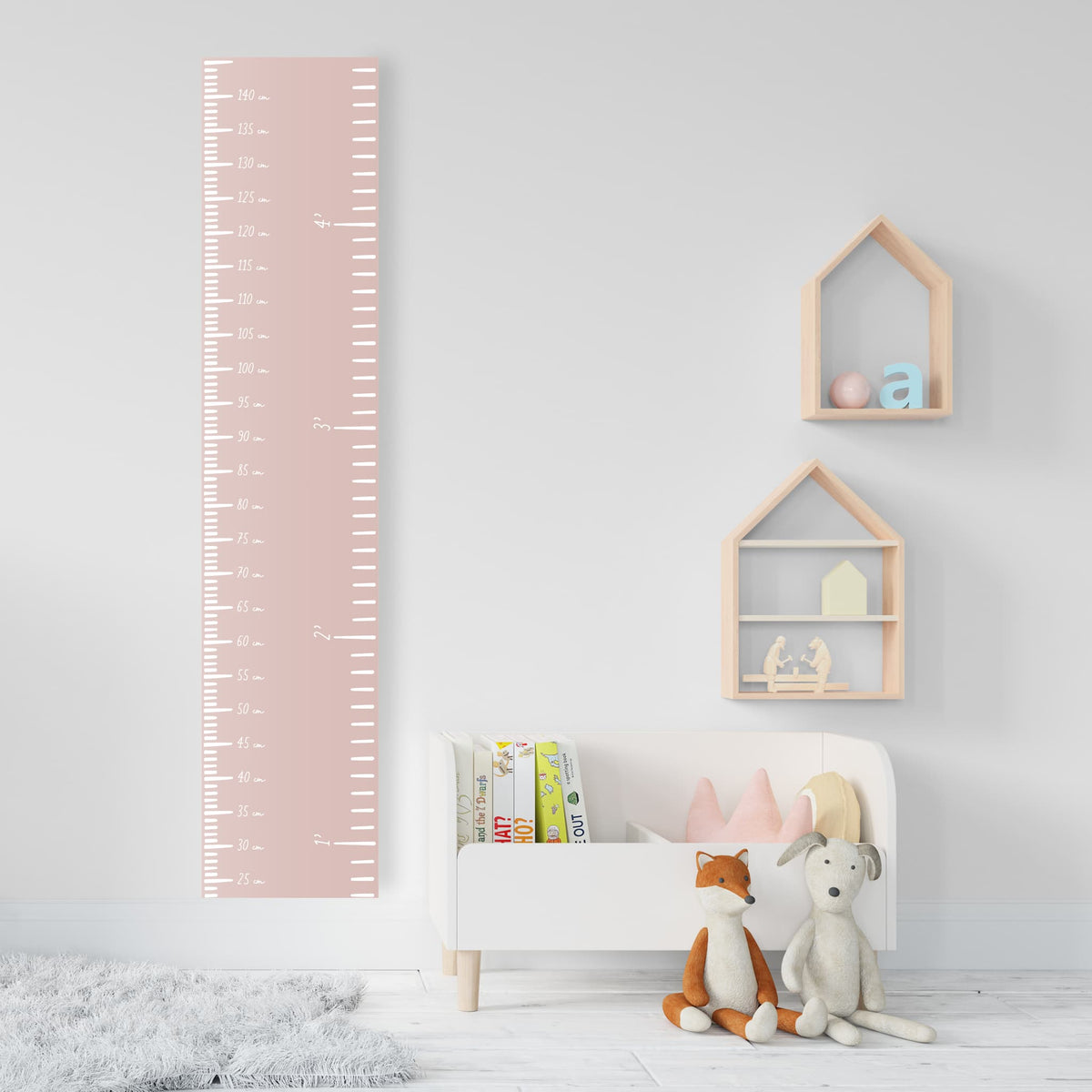 FRENCH Lux Modern Growth Chart - Pink – CLÉMENT