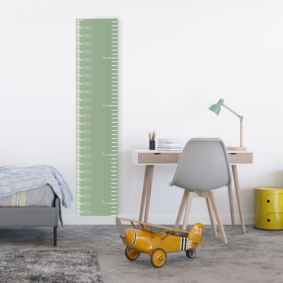FRENCH Lux Modern Growth Chart - Sage – CLÉMENT