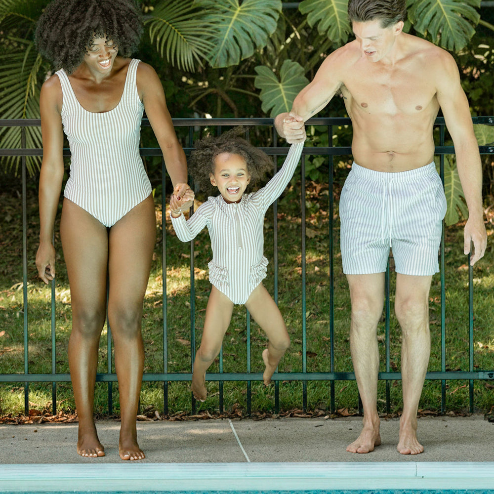 Maillot UV Manches Longues Rayé 2-6ans – CLÉMENT