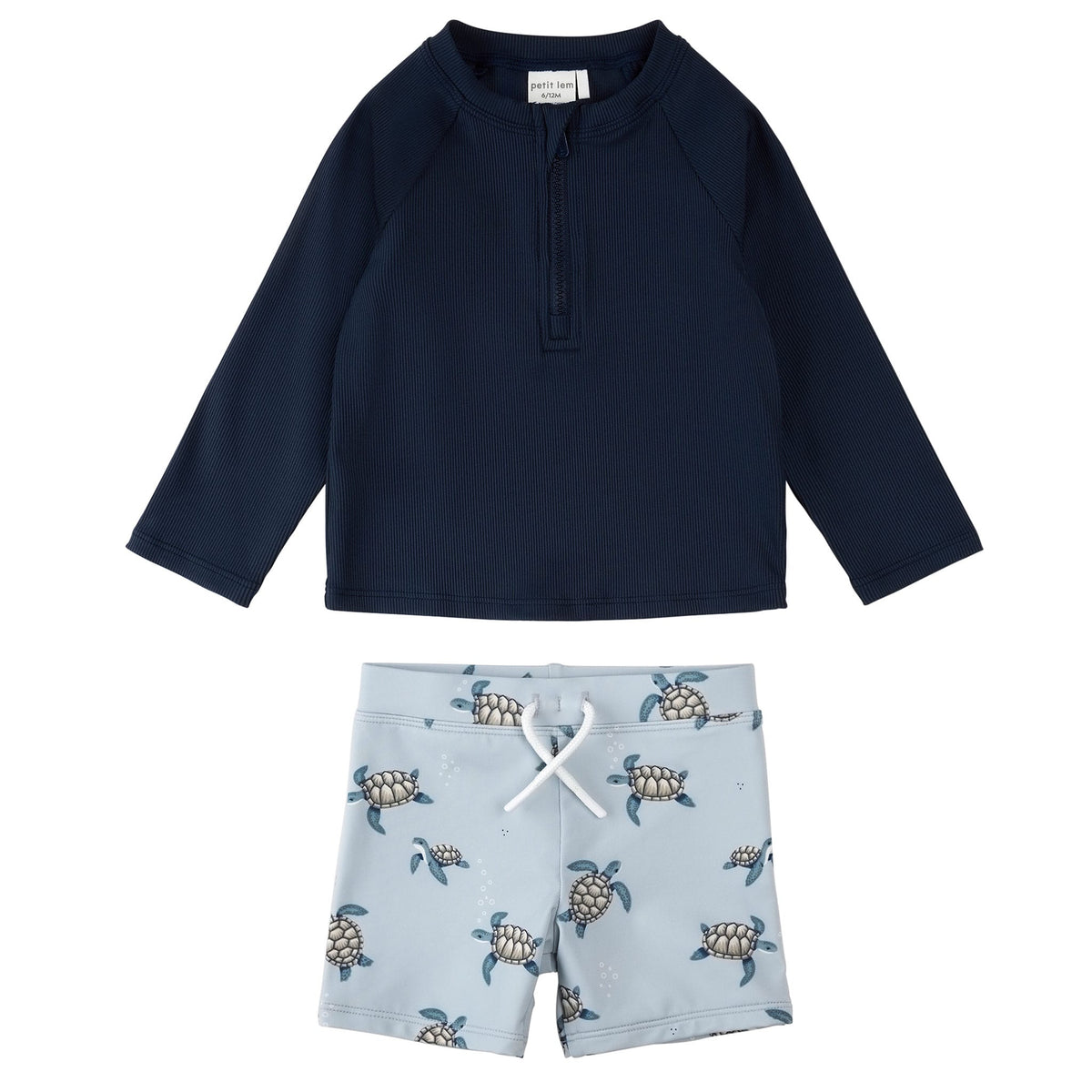 Turtles 2 Piece Long Sleeve Swimsuit 6-24m – CLÉMENT