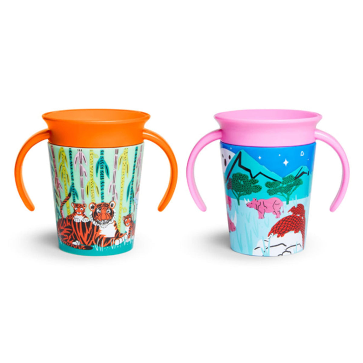 Verre Miracle® 360° WildLove 6oz Paquet de 2 - Munchkin – CLÉMENT