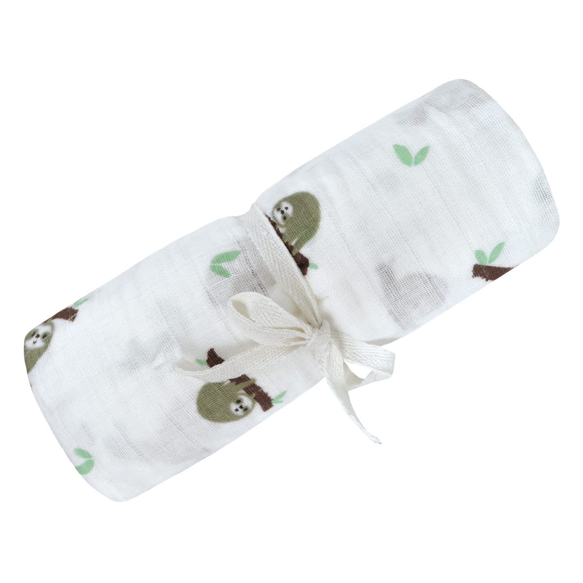 Swaddling Blanket Muslin Sloth – CLÉMENT